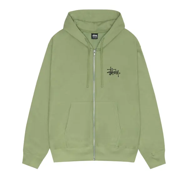 StÜssy Ist Venus Zip Hoodie 'moss