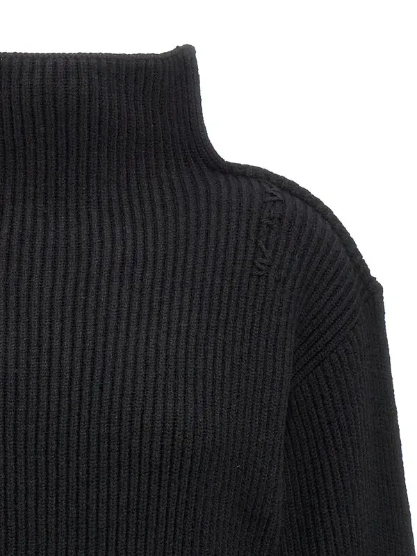 Marni Ribbed High Neck Sweater