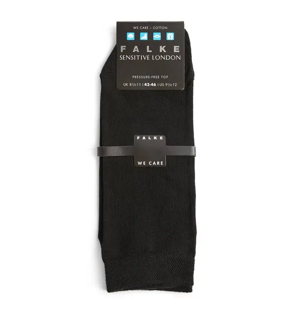 Falke Sensitive London Trainer Socks - Black