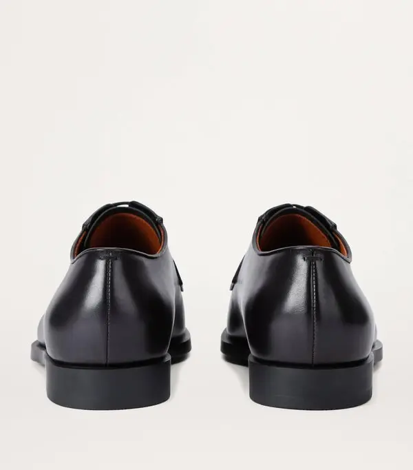 Zegna Leather Classic Flex Derby Shoes