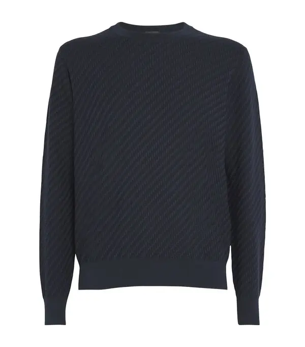 Brioni Cotton-silk-cashmere Sweater
