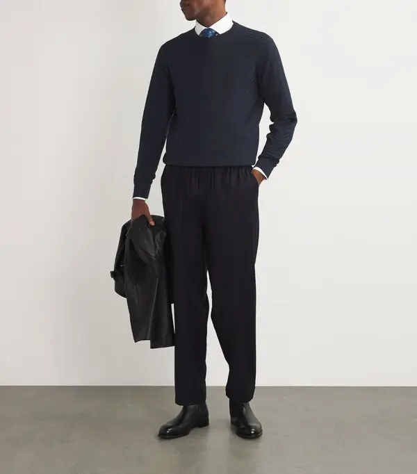 Brioni Cotton-silk-cashmere Sweater