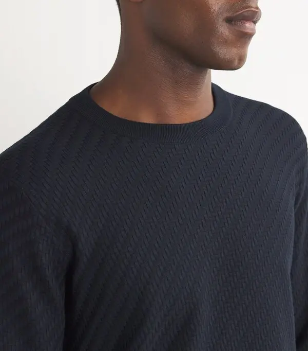 Brioni Cotton-silk-cashmere Sweater