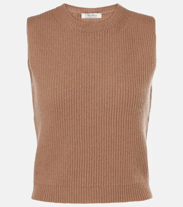 Max Mara Wool Sweater Vest - Brown