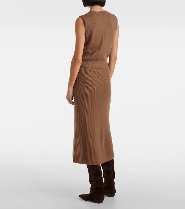 Max Mara Wool Sweater Vest - Brown