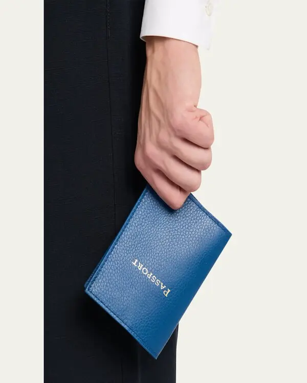 GRAPHIC IMAGE Leather Passport Holder