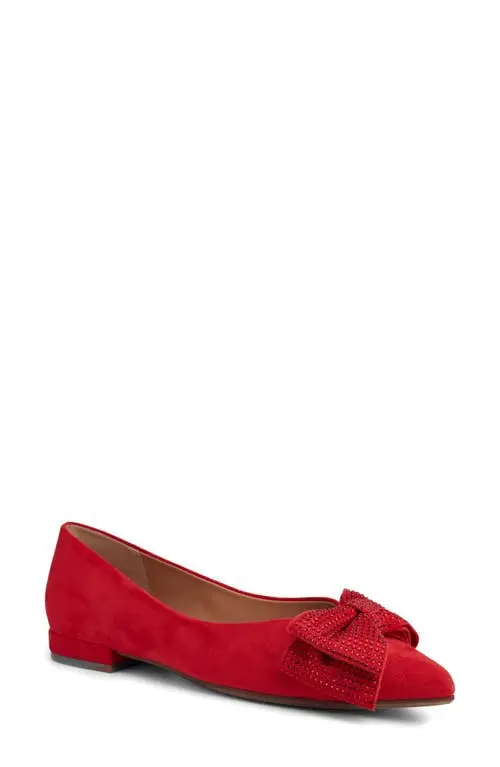Me Too Alize Studded Bow Flat - Red
