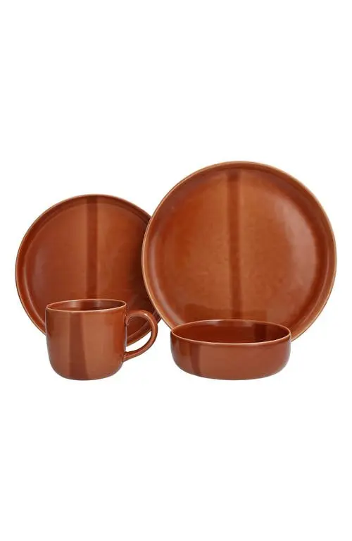 FORTESSA Svelte 16-piece Dinnerware Set - Terracotta