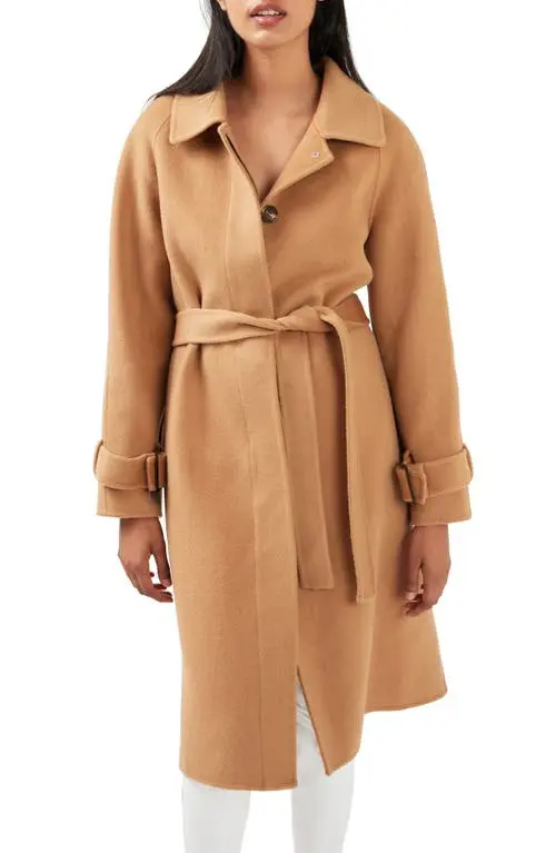 BELLE & BLOOM Shore To Shore Belted Wool Coat