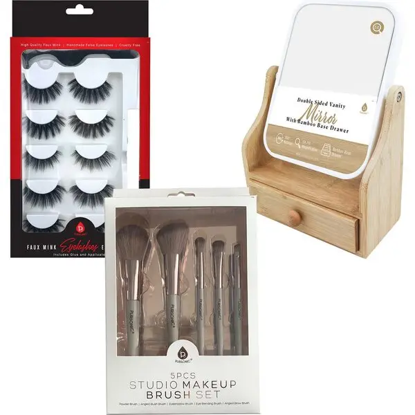 PURSONIC Glamour Essentials Bundle 3 Piece Set - Beige