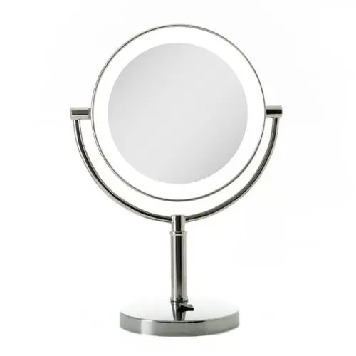 ZADRO Laguna Lighted Makeup Mirror With 5x/1x Magnifications - Chrome