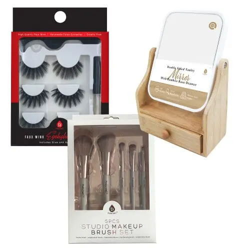 PURSONIC Glamour Essentials Bundle 3 Piece Set - Beige