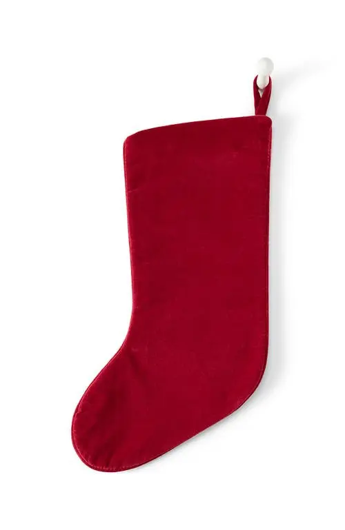 LANDS' END Needlepoint Christmas Stocking - Gingerbread