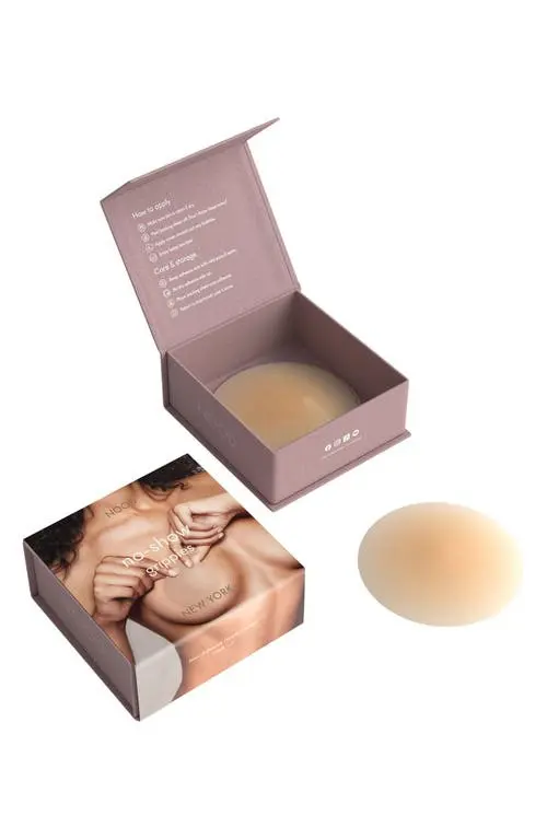 NOOD No-show Grippies® Reusable Round Nipple Covers - No. 3 Buff