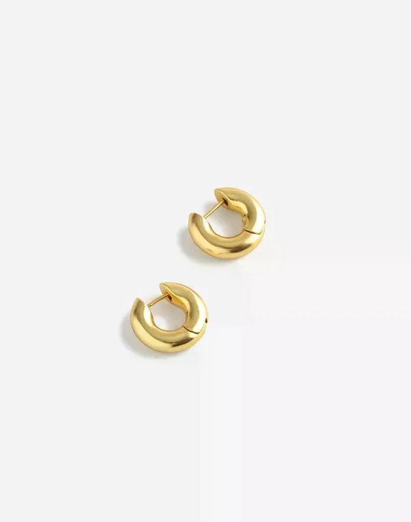 Madewell Hoop Earrings - Vintage Gold