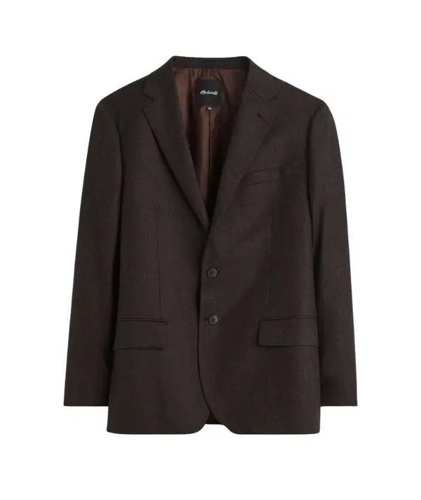 Madewell - The Roebling Two-Button Blazer In Italian Fabric