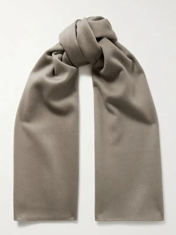 Tove Suri Wool-blend Felt Scarf - Gray