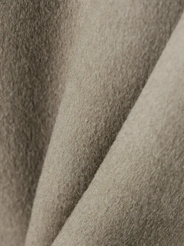 Tove Reine Paneled Wool-blend Felt Top
