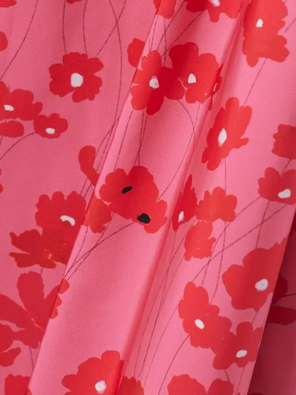 Bernadette Elle Floral-print Taffeta Maxi Skirt