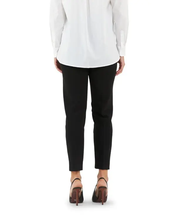 RIPE MATERNITY Alexa Classic Straight Leg Crop Pant - Black