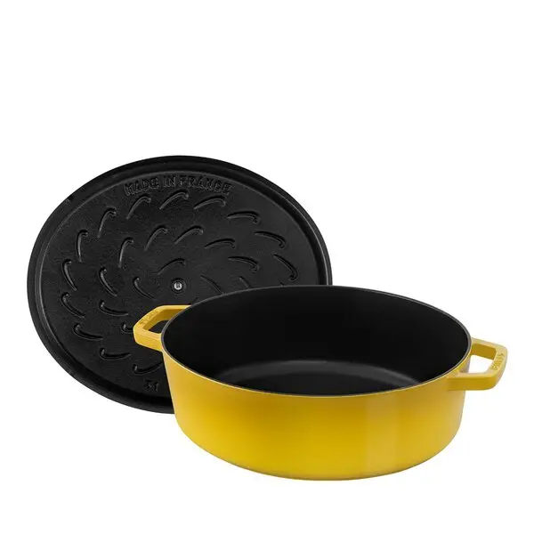 STAUB Cast Iron 6.25 Qt. Wide Oval Dutch Oven