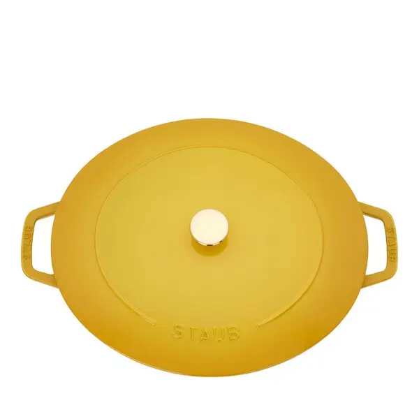 STAUB Cast Iron 6.25 Qt. Wide Oval Dutch Oven