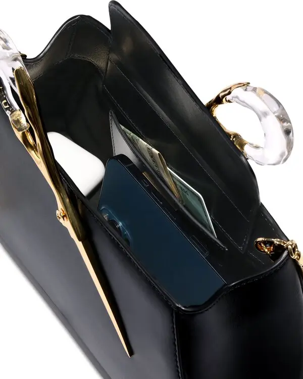 Alexis Bittar The Scissor Leather Clutch
