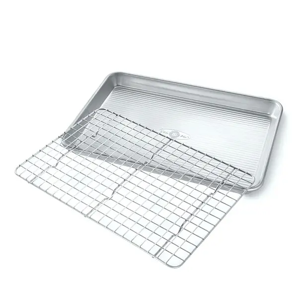 USA PAN Quarter Sheet Baking Pan And Rack Set