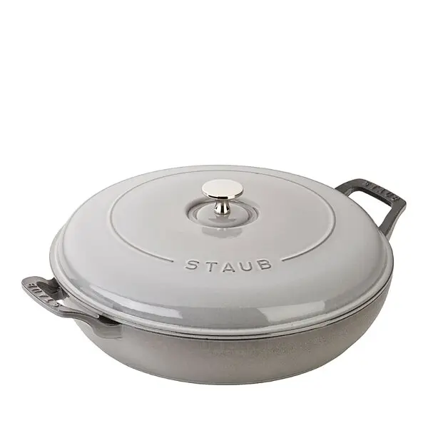 STAUB Cast Iron 3.5 Qt Braiser - Graphite Grey
