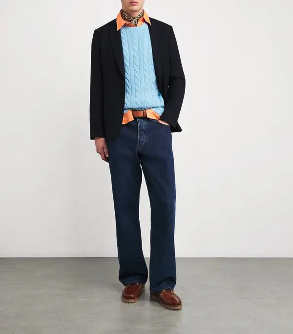 Polo Ralph Lauren Cotton Cable-knit Sweater - Blue