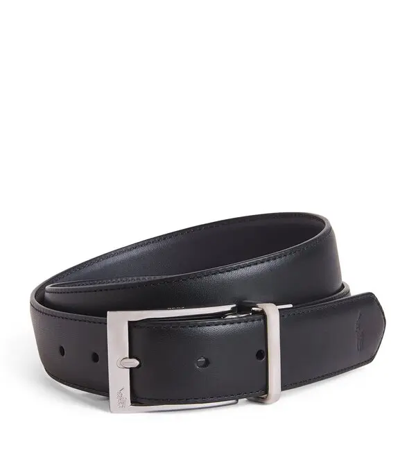 Polo Ralph Lauren Leather Reversible Belt - Black