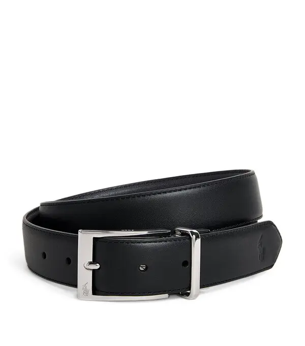 Polo Ralph Lauren Leather Reversible Belt - Black