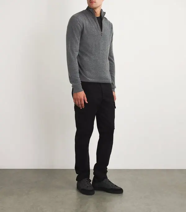 Falke Cashmere Quarter Zip Sweater