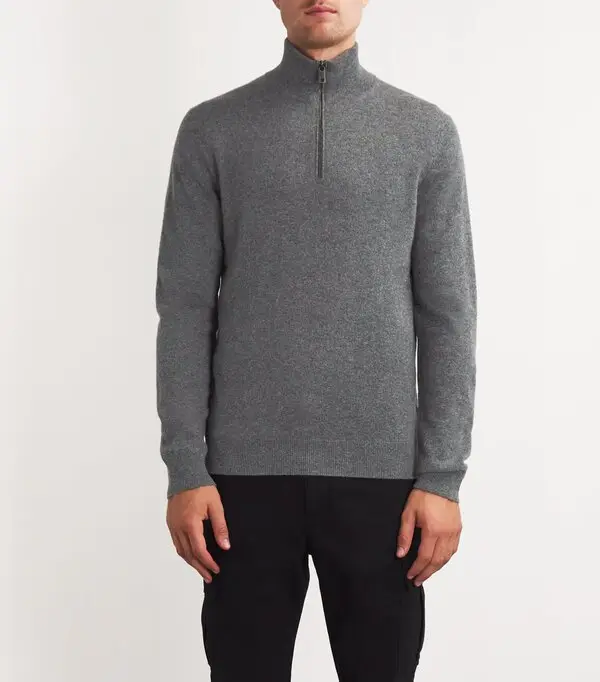 Falke Cashmere Quarter Zip Sweater