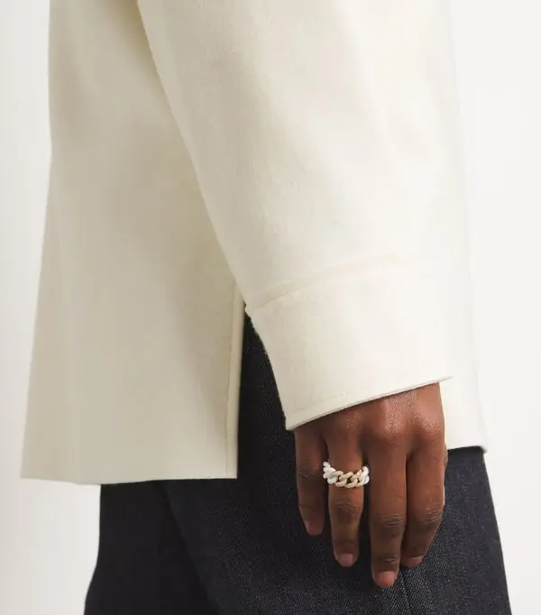 Shay Yellow Diamond And Ceramic Essential Link Ring