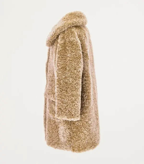 Monnalisa Longline Teddy Coat