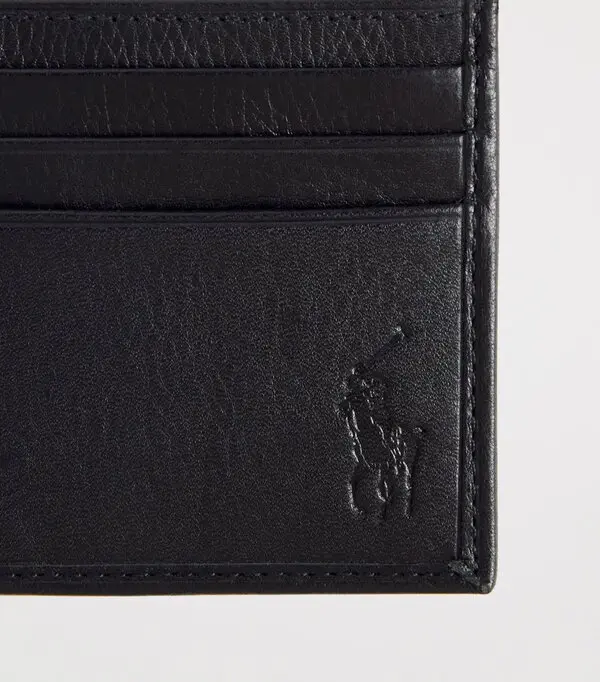 Polo Ralph Lauren Leather Logo Card Holder - Black
