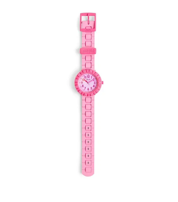 FLIK FLAK Swiss Made Splash Watch - Pink