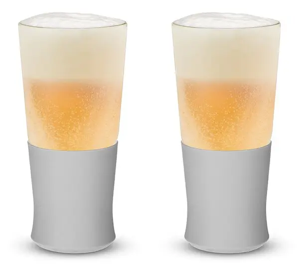 HOST Glass Freeze Beer Glass, Set Of 2 - One-color