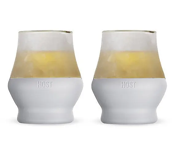 HOST Glass Freeze Sipping Glass Set Of 2 - One-color