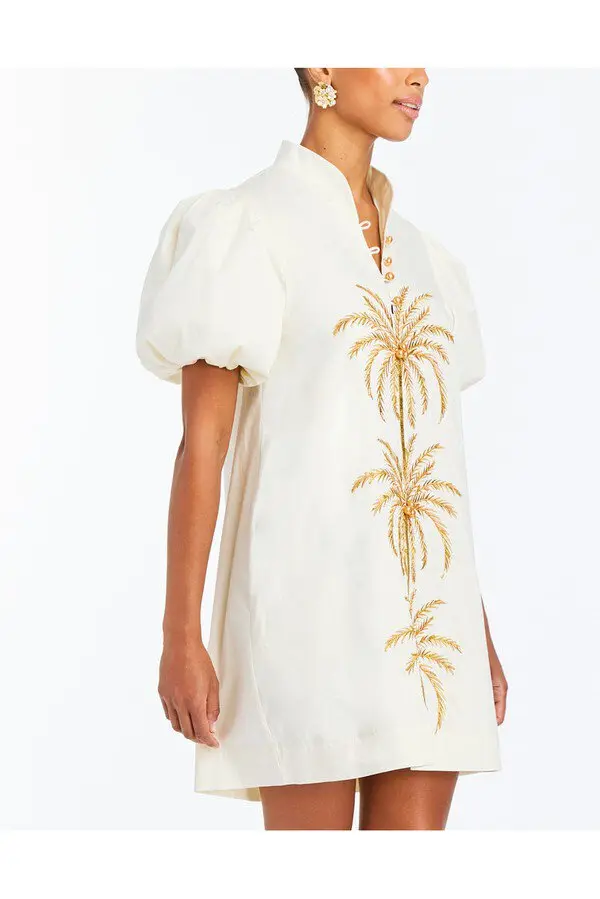 knee length dresses for ladies Mestiza New York Elliana Barong Midi Dress
