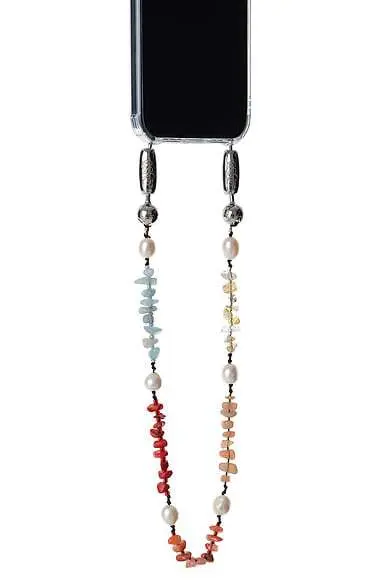 OSSA Stone + Pearl Mini Wristlet - Multi