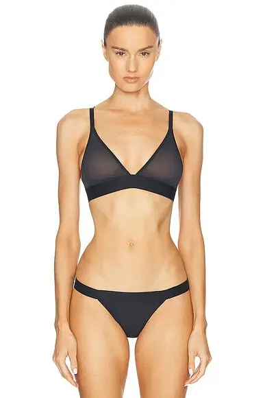 NEGATIVE UNDERWEAR Sieve Triangle Bra - Black