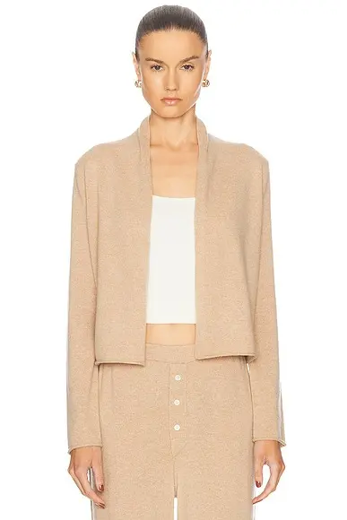 Guest In Residence Stealth Cashmere Cardigan