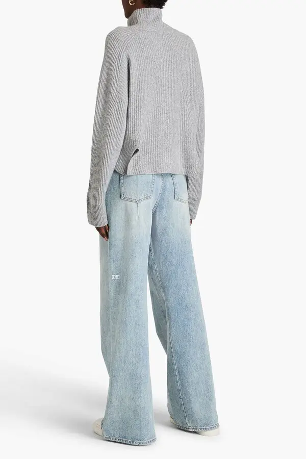 Rag & Bone Pierce Two-tone Cashmere Sweater