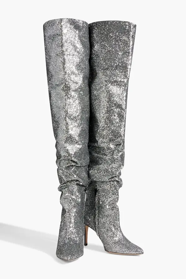 IRO PARIS Glittered Thigh High Boots