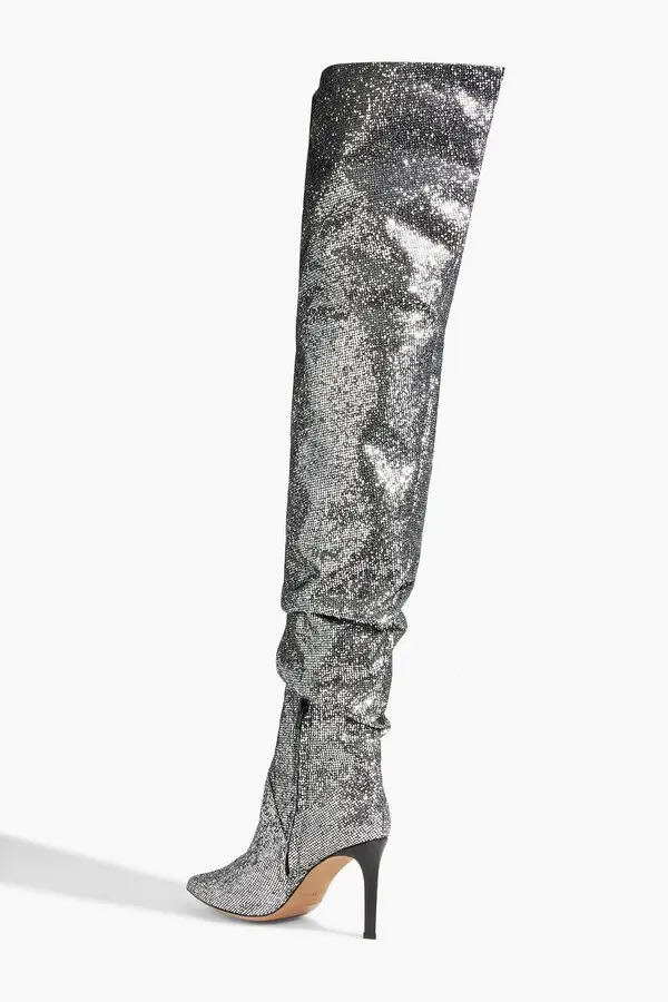 IRO PARIS Glittered Thigh High Boots