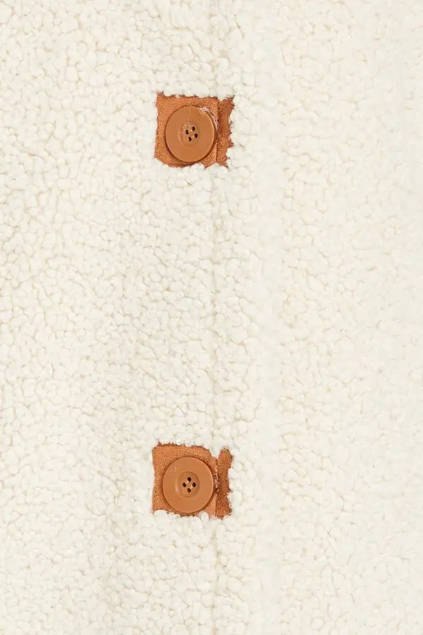STAND STUDIO Kenca Reversible Teddy Fleece Coat