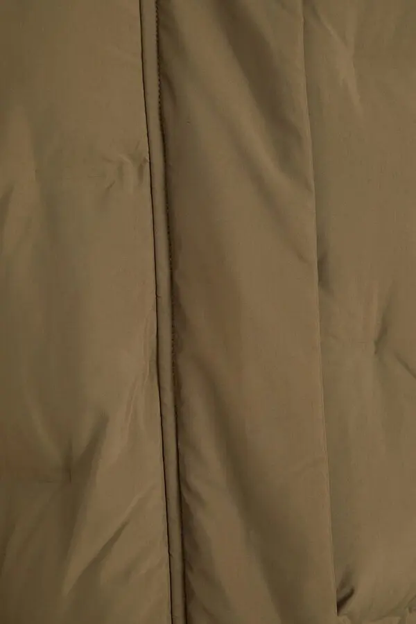 GANNI Quilted Shell Hooded Coat