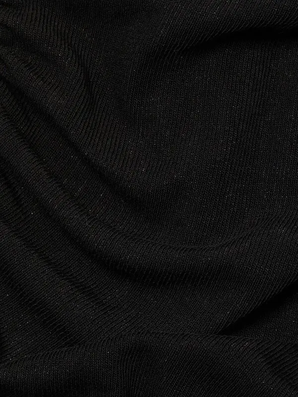 Vince Ruched Long-sleeve Top - Black